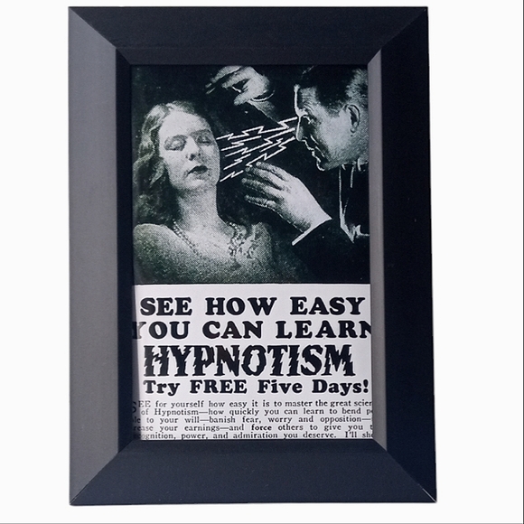 Unique Vintage | Art | Magic Hypnotism You Can Learn Gothic Punk Weird ...